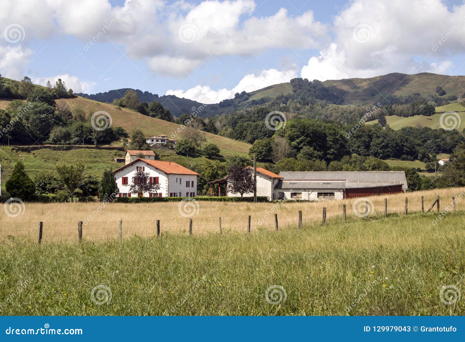 House in the Pyrenees Mountains Stock Image - Image of hiking, europe ...