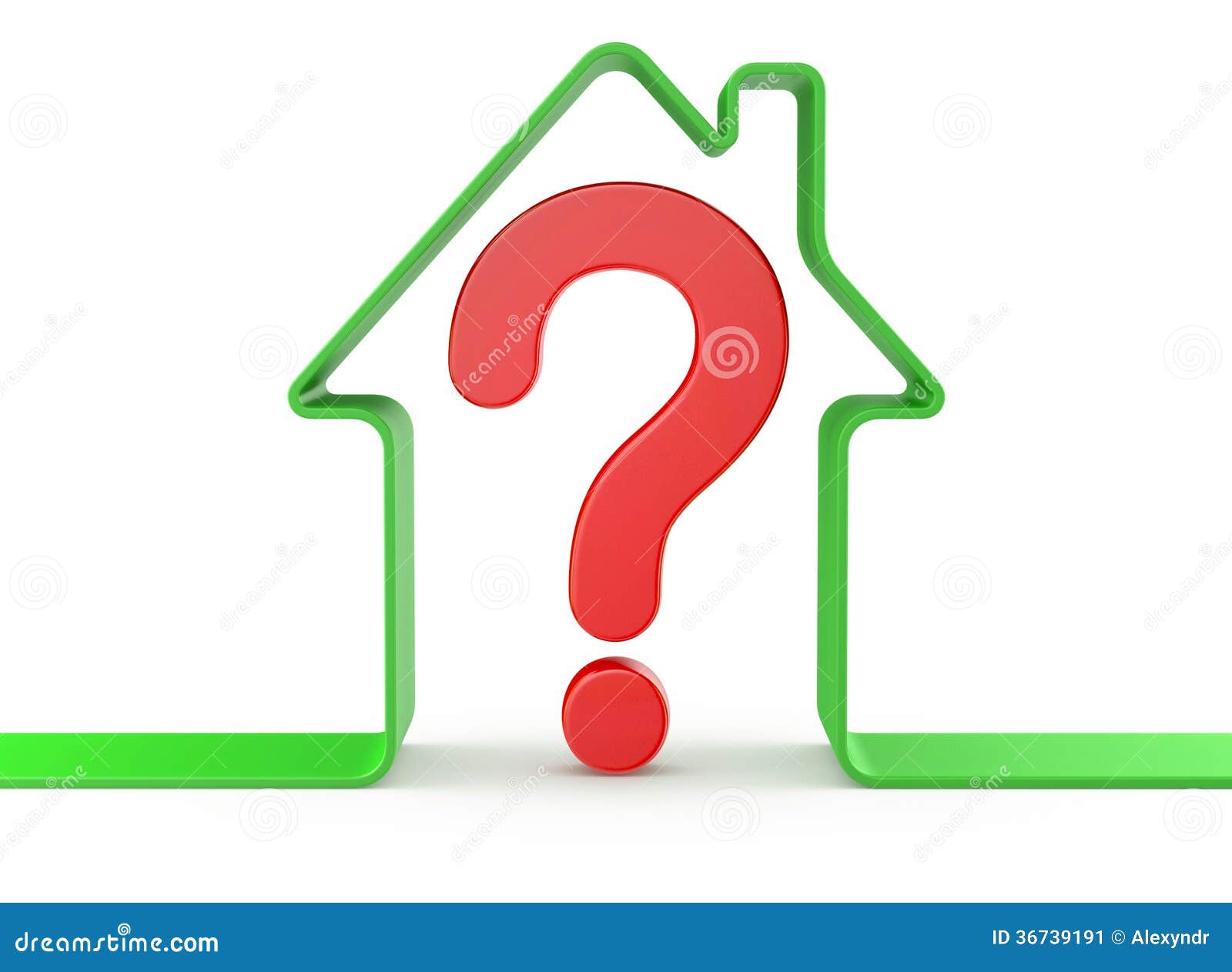 House With Question Mark Royalty-Free Stock Photo | CartoonDealer.com ...