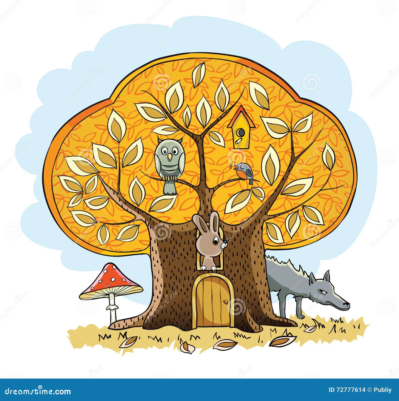 House for rabbit stock vector. Illustration of indoors - 72777614