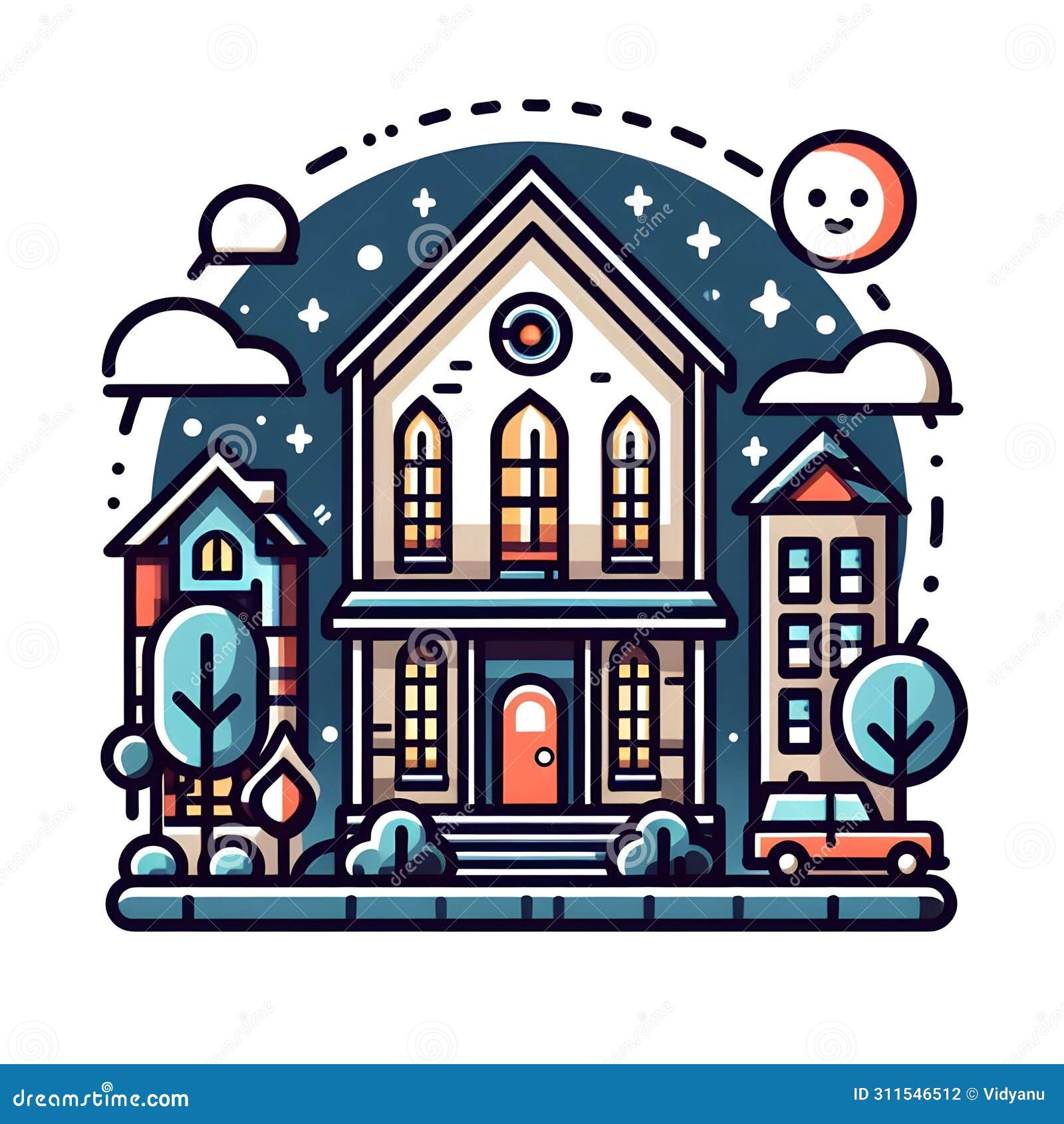 House of Random Art Logo Design Jpg Stock Illustration - Illustration ...