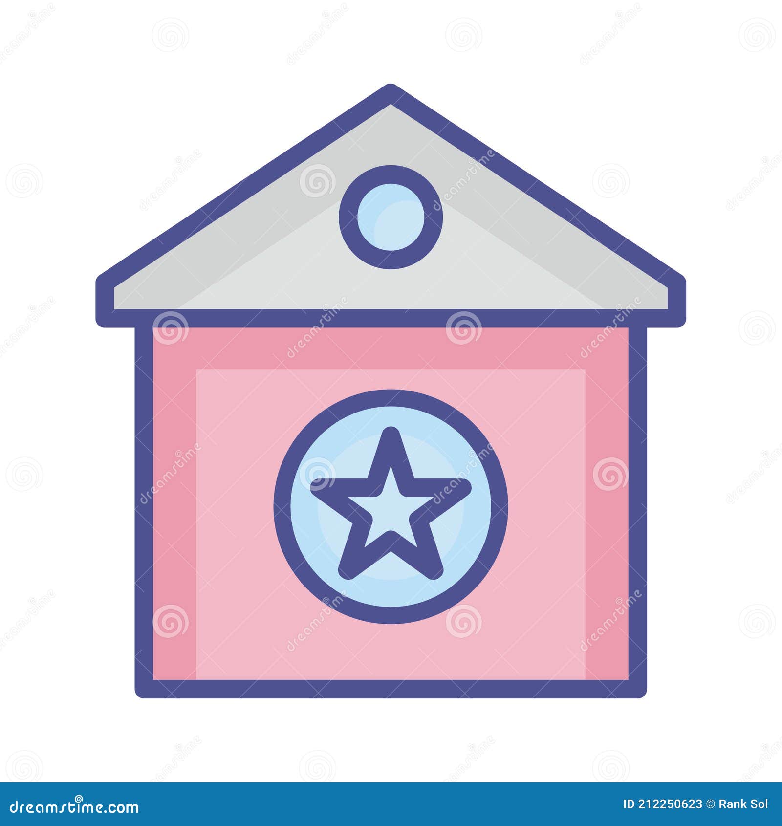 House Ranking Isolated Vector Icon Which Can Easily Modify or Edit ...