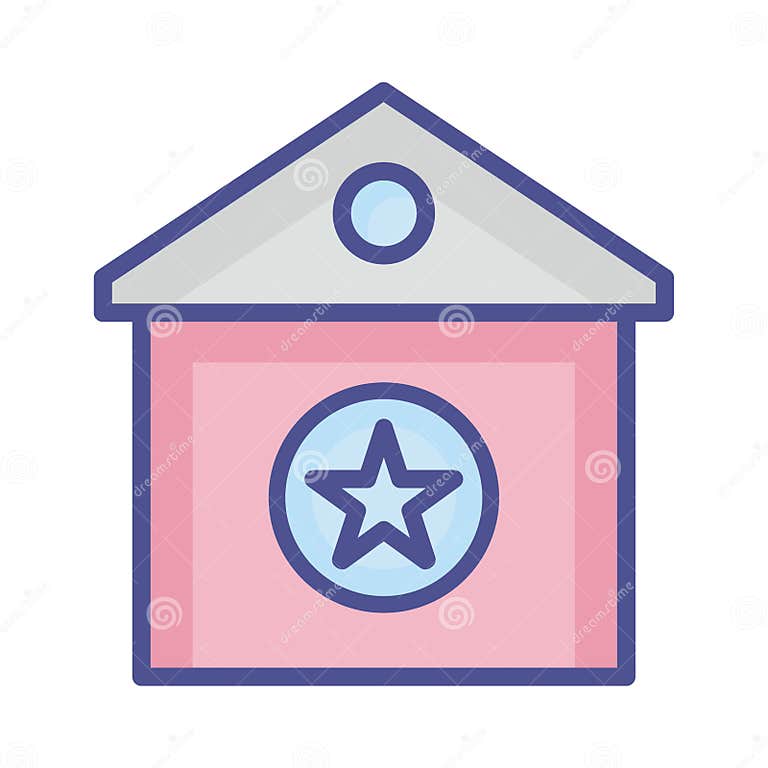 House Ranking Isolated Vector Icon Which Can Easily Modify or Edit ...