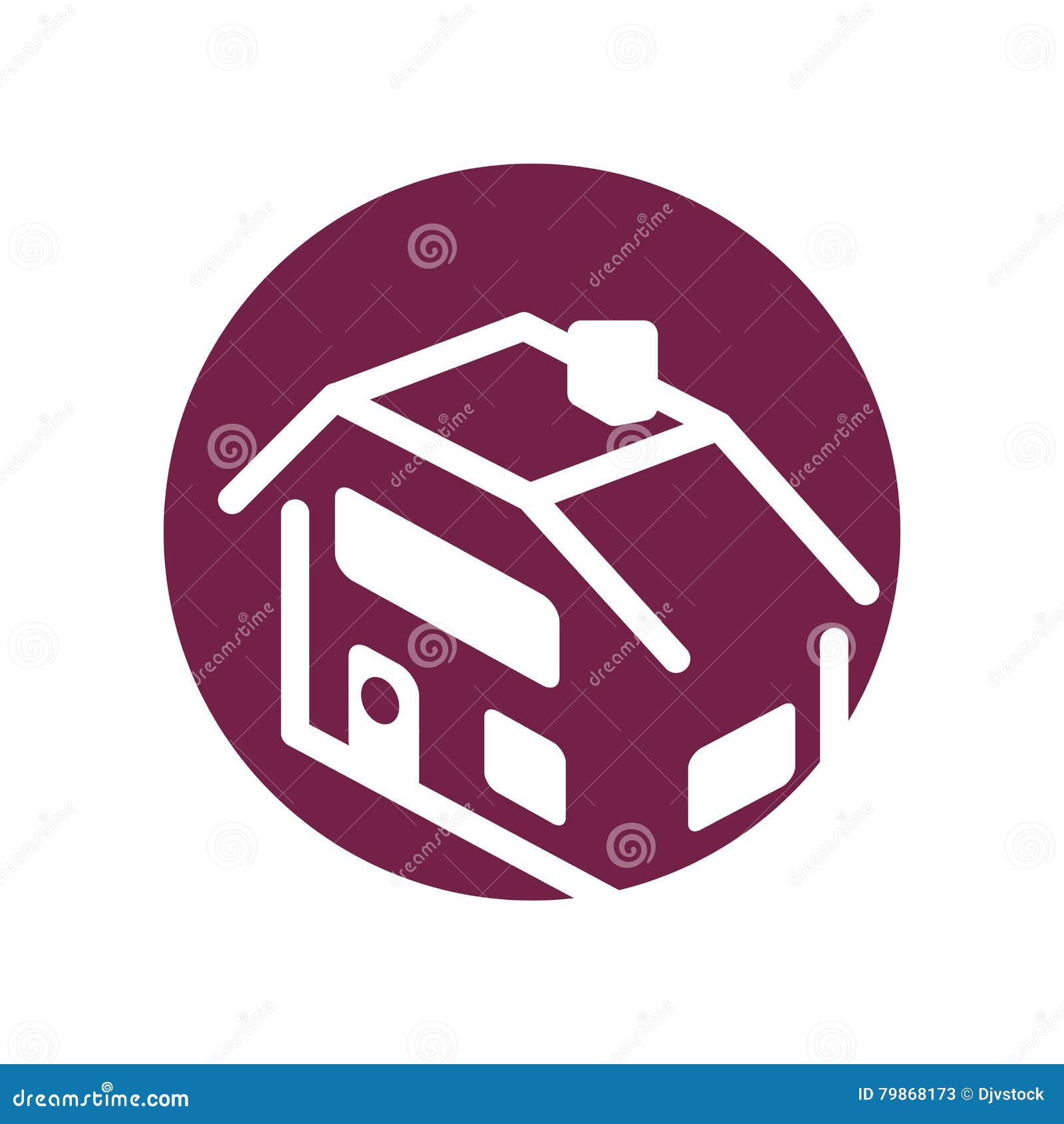 House real estate tag stock vector. Illustration of commercial - 79868173