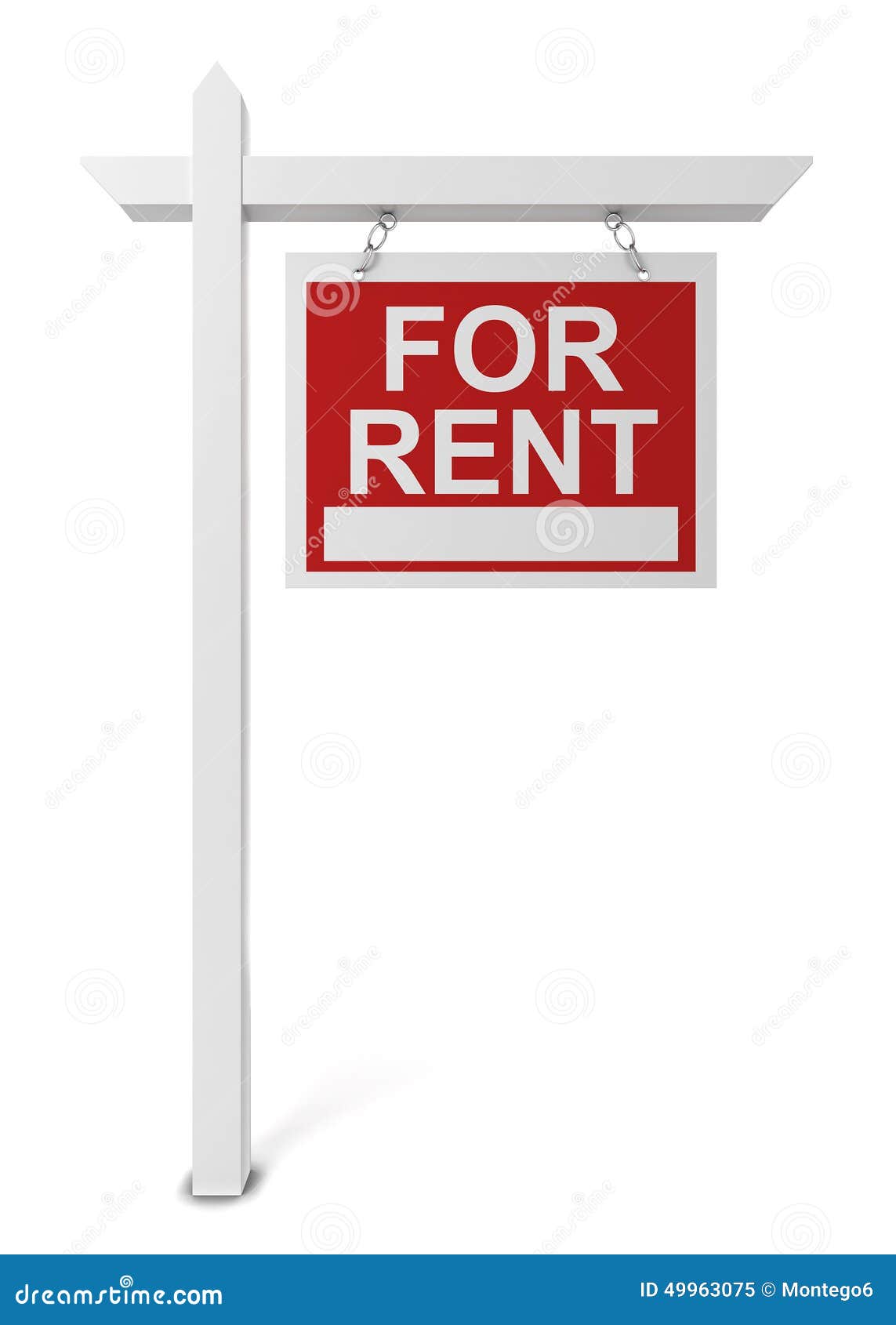 House for rent sign stock illustration. Illustration of advertising ...
