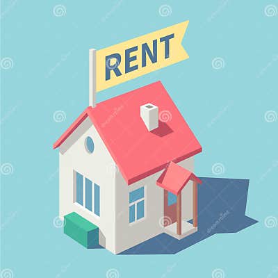 House for rent stock vector. Illustration of lease, agent - 52179738