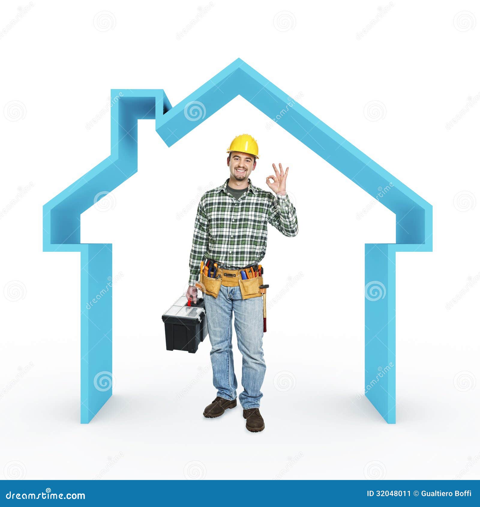 House repair stock image. Image of safety, manualworker - 32048011