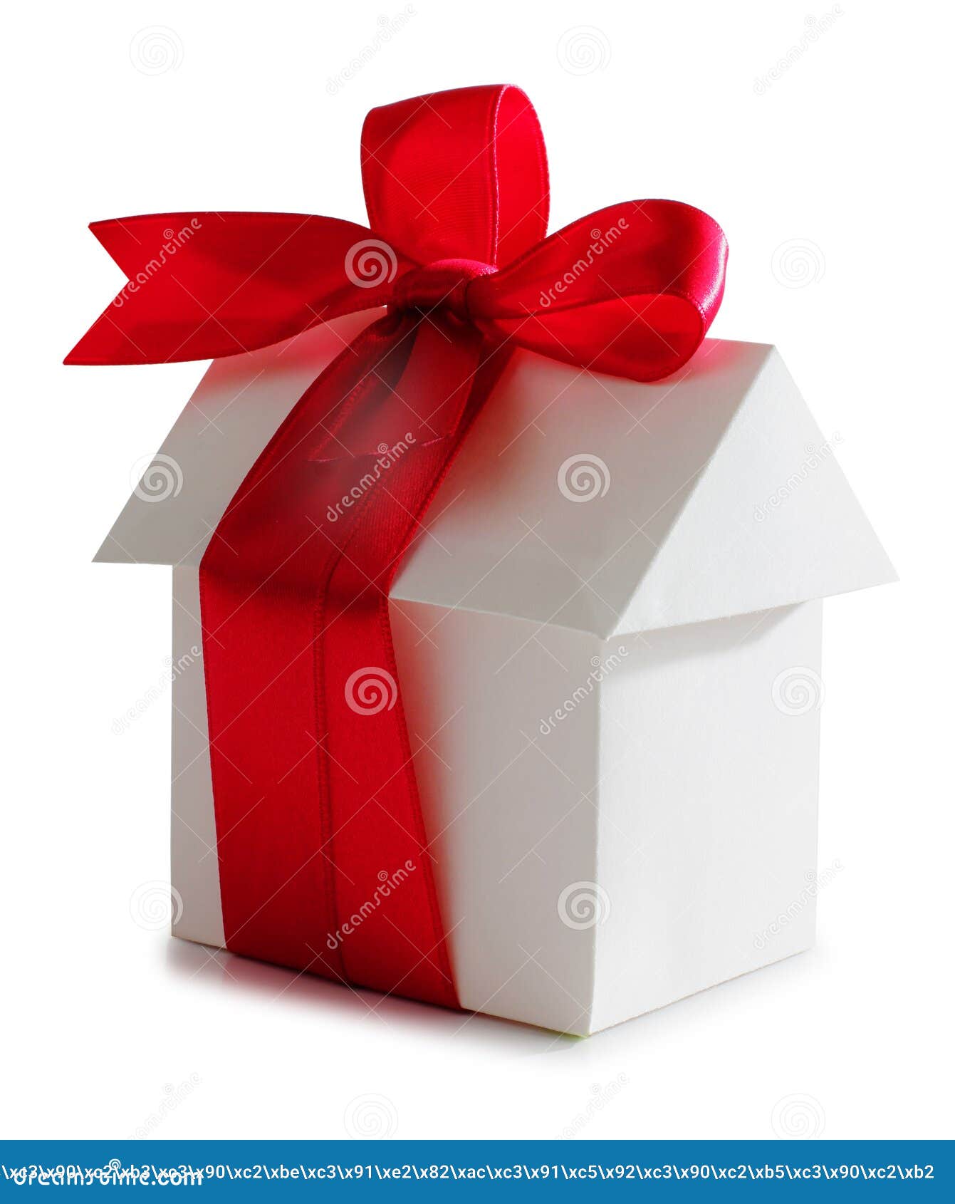 House and ribbon stock photo. Image of satin, decoration - 21099104