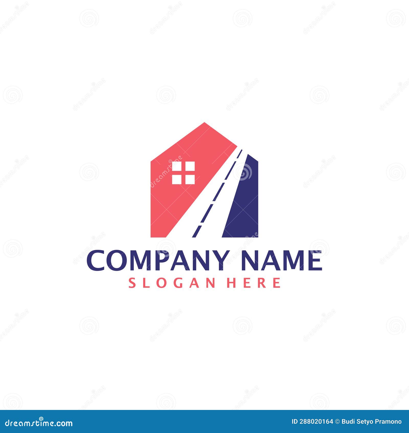 House Road Logo Design Vector. Home Road Logo Design Template Concept ...
