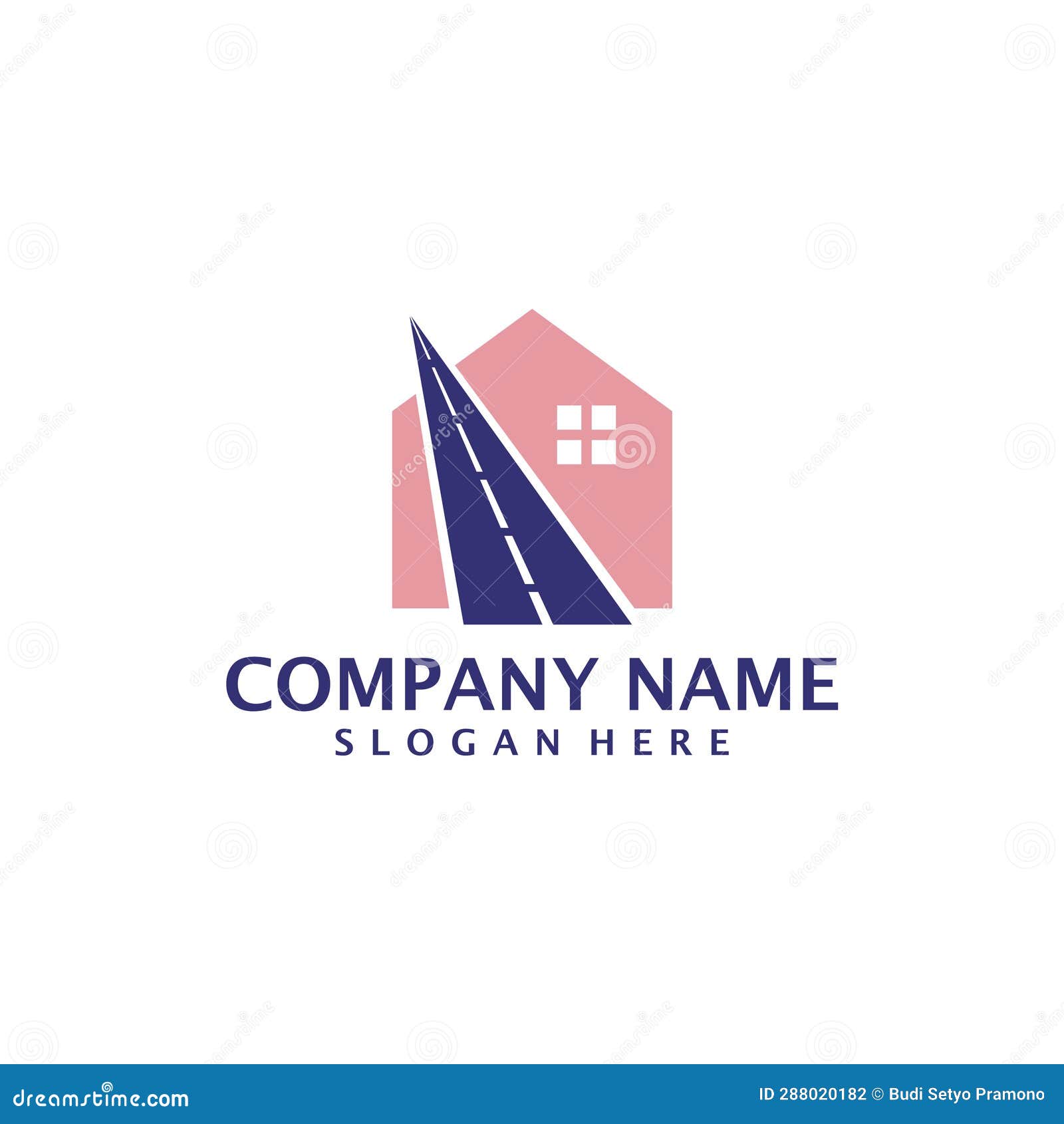 House Road Logo Design Vector. Home Road Logo Design Template Concept ...