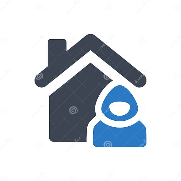 House robbery icon stock vector. Illustration of icon - 254772361