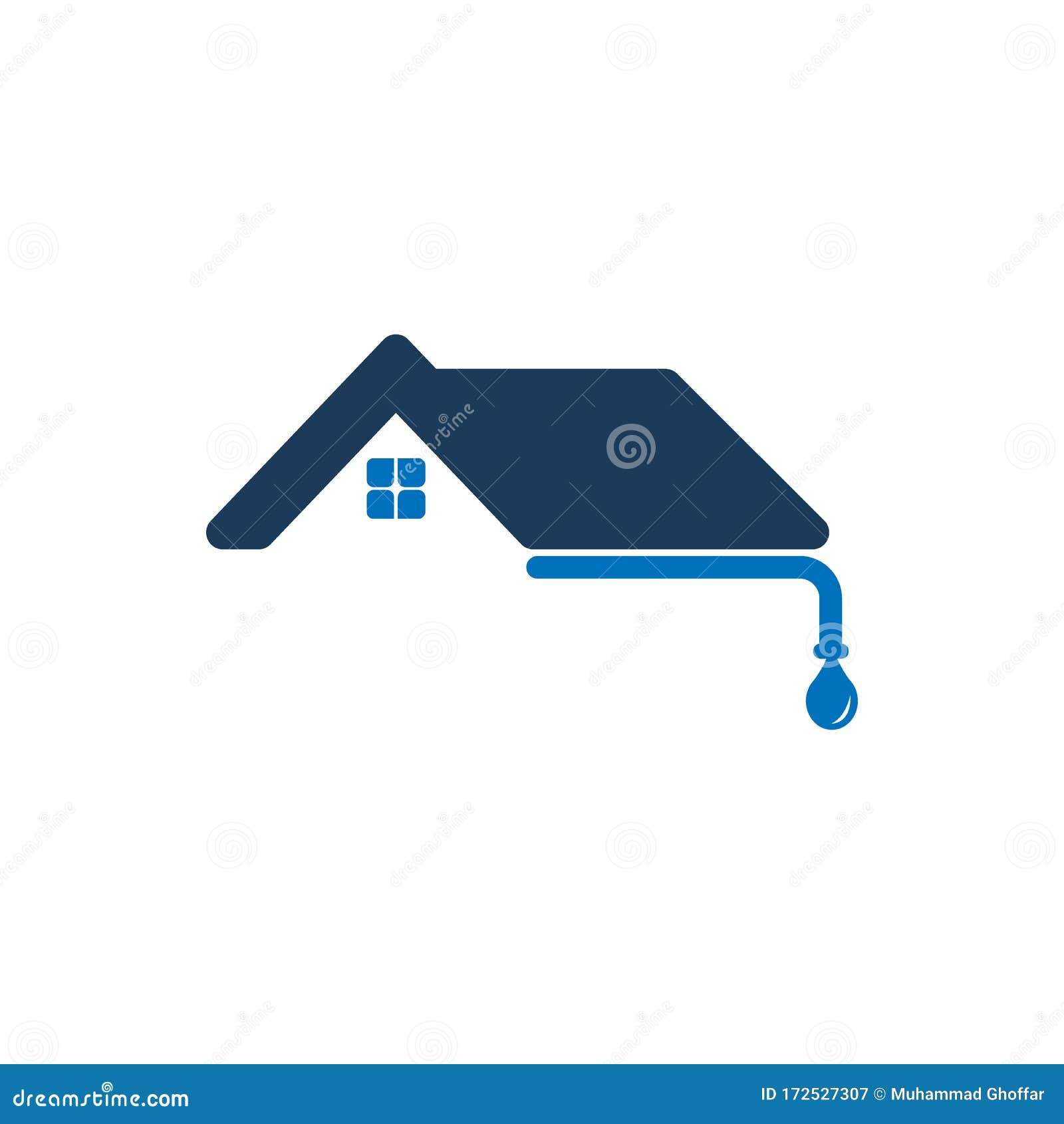 House Roof Gutter Logo Design. Home Pipe Installation Vector Template ... House Roof Gutter Logo Design. Home Pipe Installation Vector Template ...