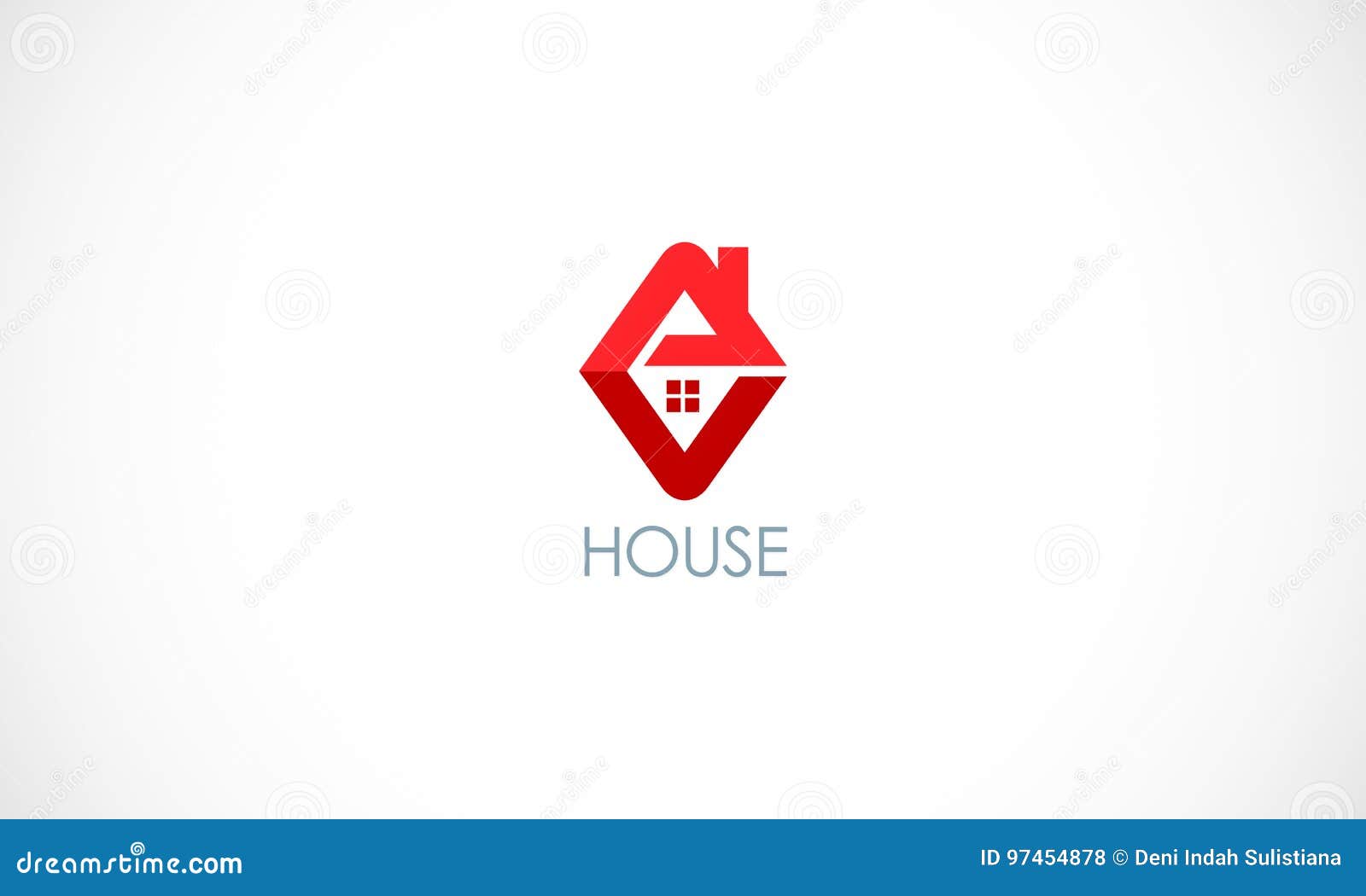 House roof logo stock vector. Illustration of real, house - 97454878