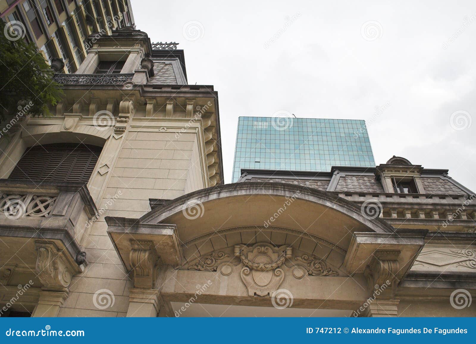House of Roses and Modern Building Sao Paulo Stock Photo - Image of ...
