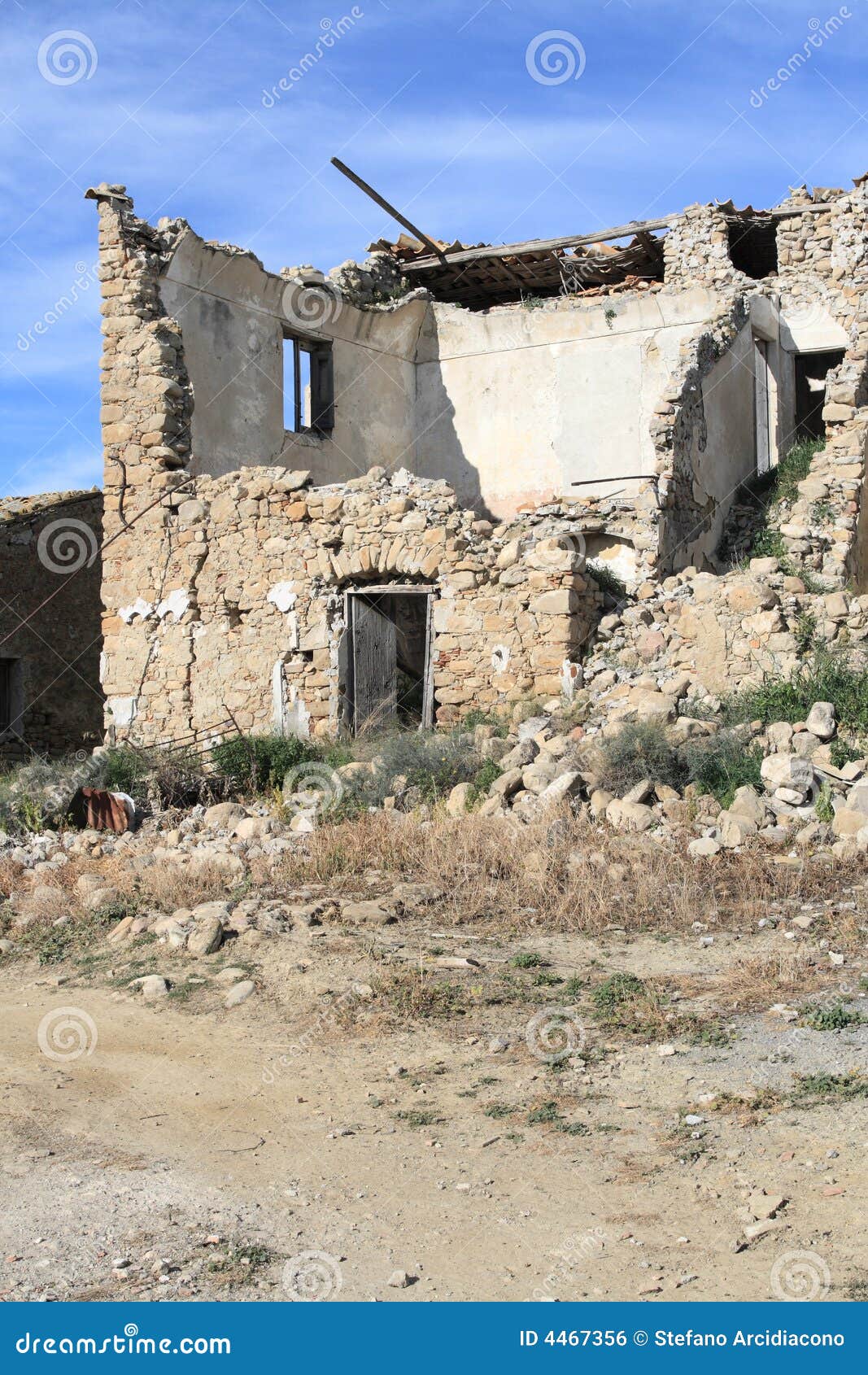House Ruin stock photo. Image of brick, broken, ancient - 4467356