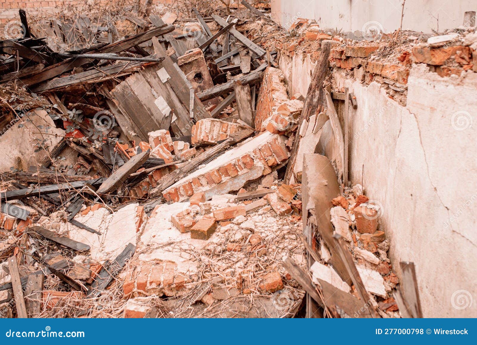 House in Ruins Destroyed by Fire Stock Photo - Image of ruin, frame ...