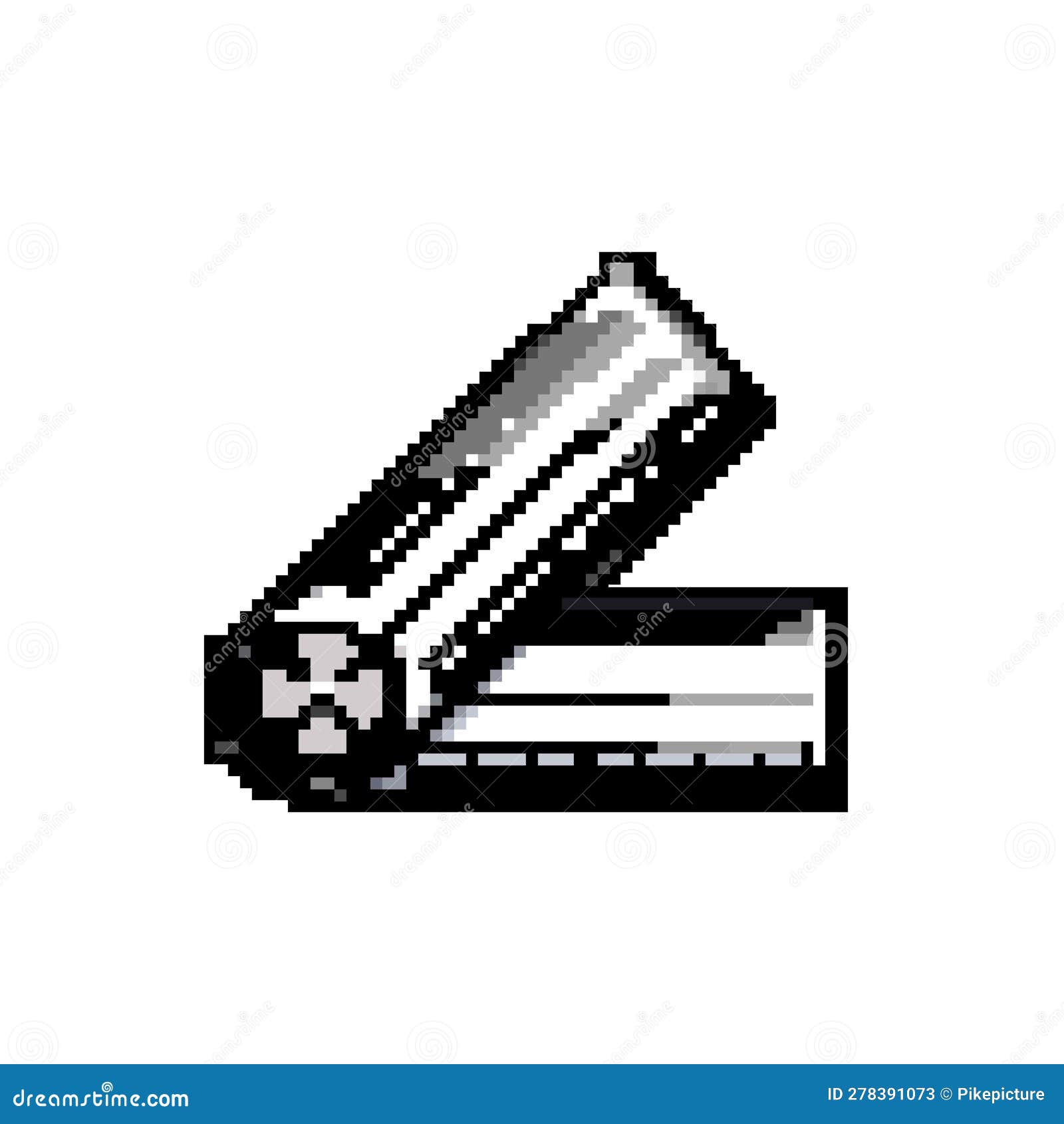 House Ruler Builder Game Pixel Art Vector Illustration Stock Vector ...