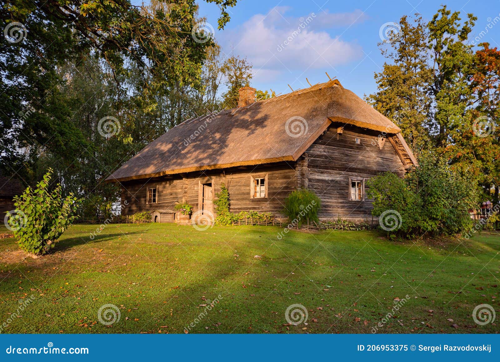 House in the rural area stock image. Image of dwelling - 206953375