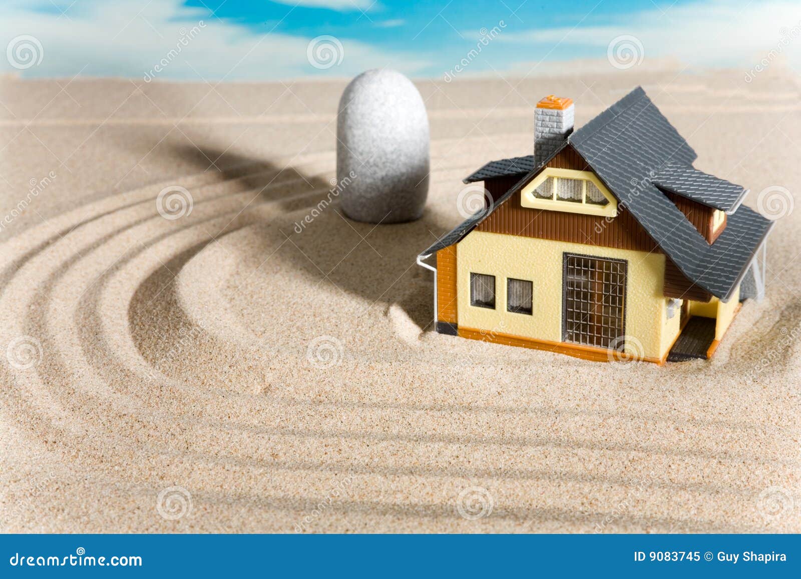 House On Sand. Picture Image: 9083745