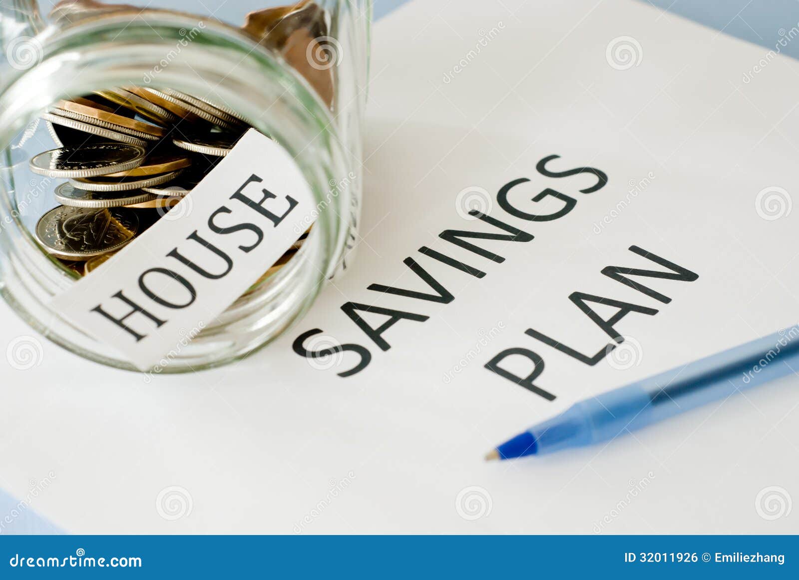 House savings plan stock photo. Image of real, wealth - 32011926