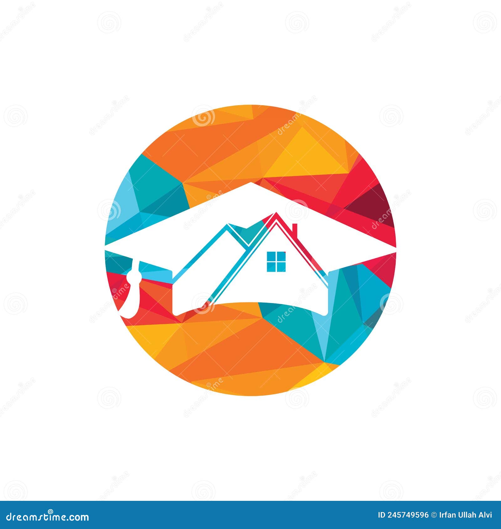House School Education Logo Design. Graduation Hat and House Icon ...