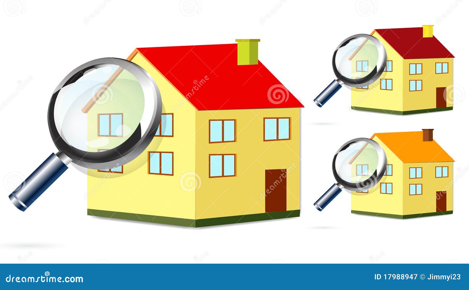 House search stock vector. Illustration of control, residential - 17988947