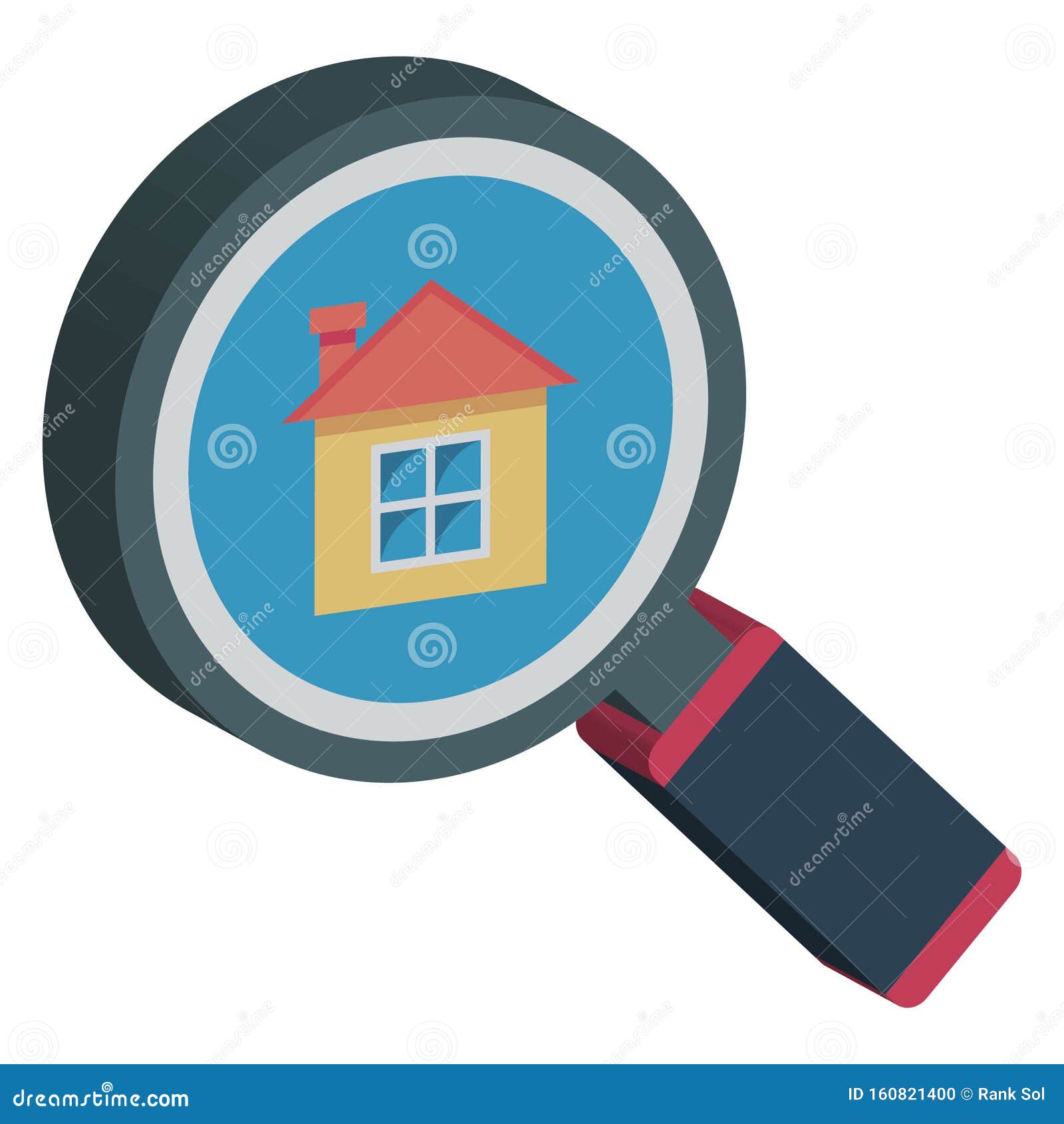 House Search Color Vector Icon Fully Editable Stock Vector ...