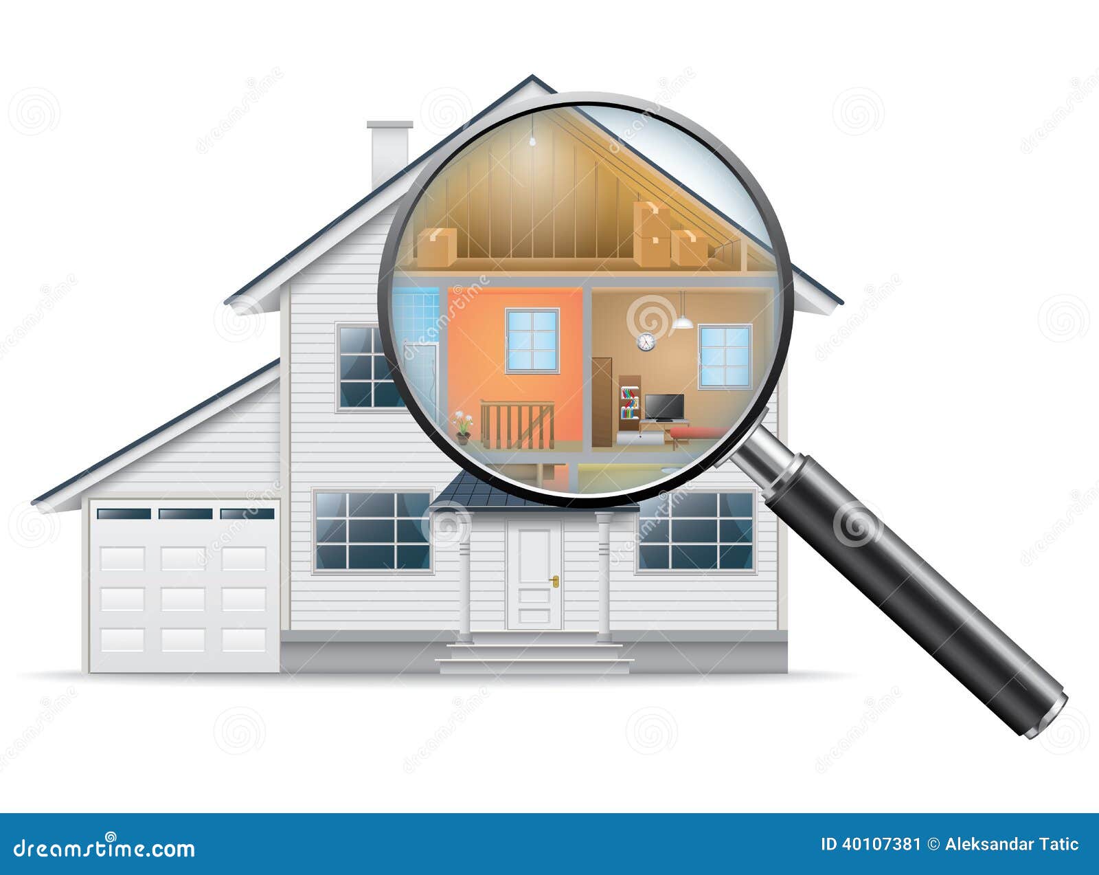 House Search stock vector. Illustration of details, plan - 40107381