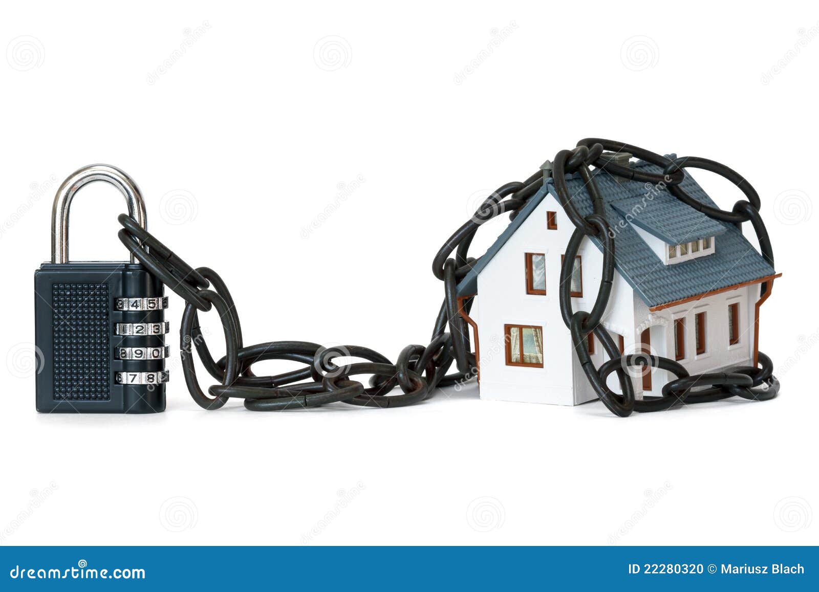 House security stock photo. Image of safe, chain, investment - 22280320