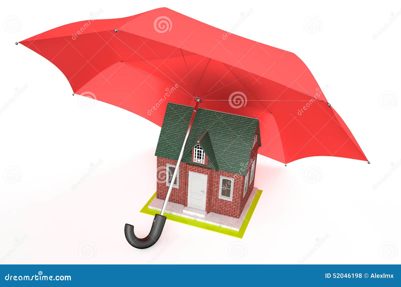 House Security and Protection Concept Stock Illustration - Illustration ...