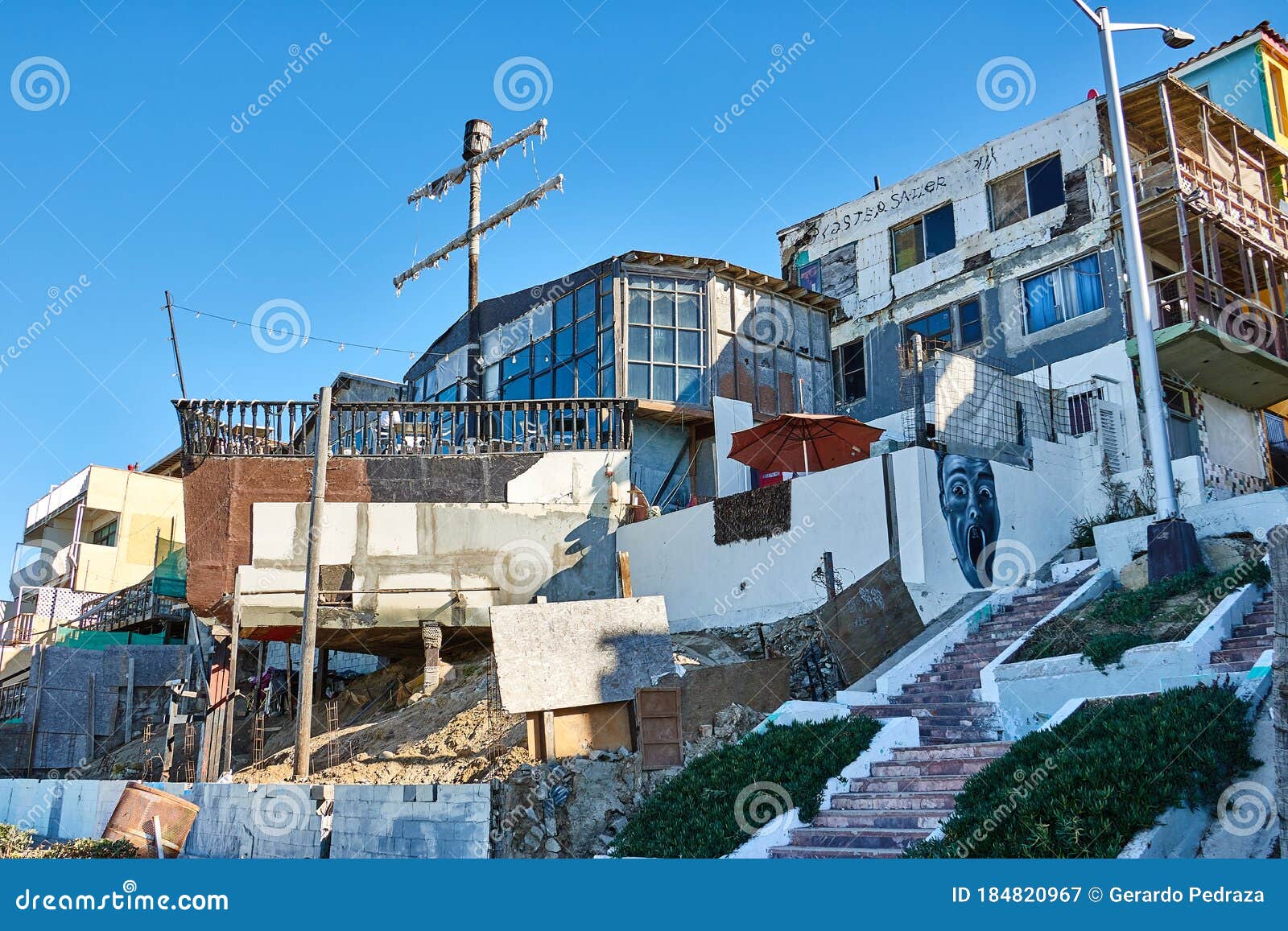 House in the Shape of a Boat in Tijuana Editorial Photography - Image ...