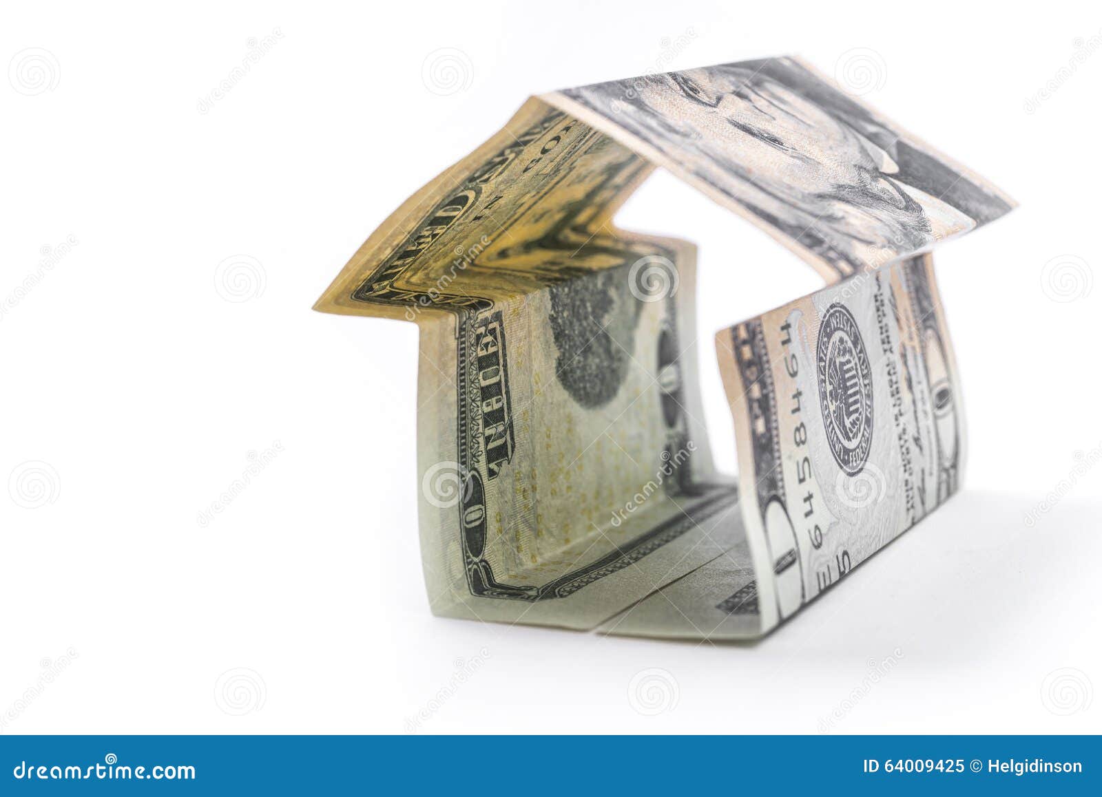 House shape money stock image. Image of bank, currency - 64009425