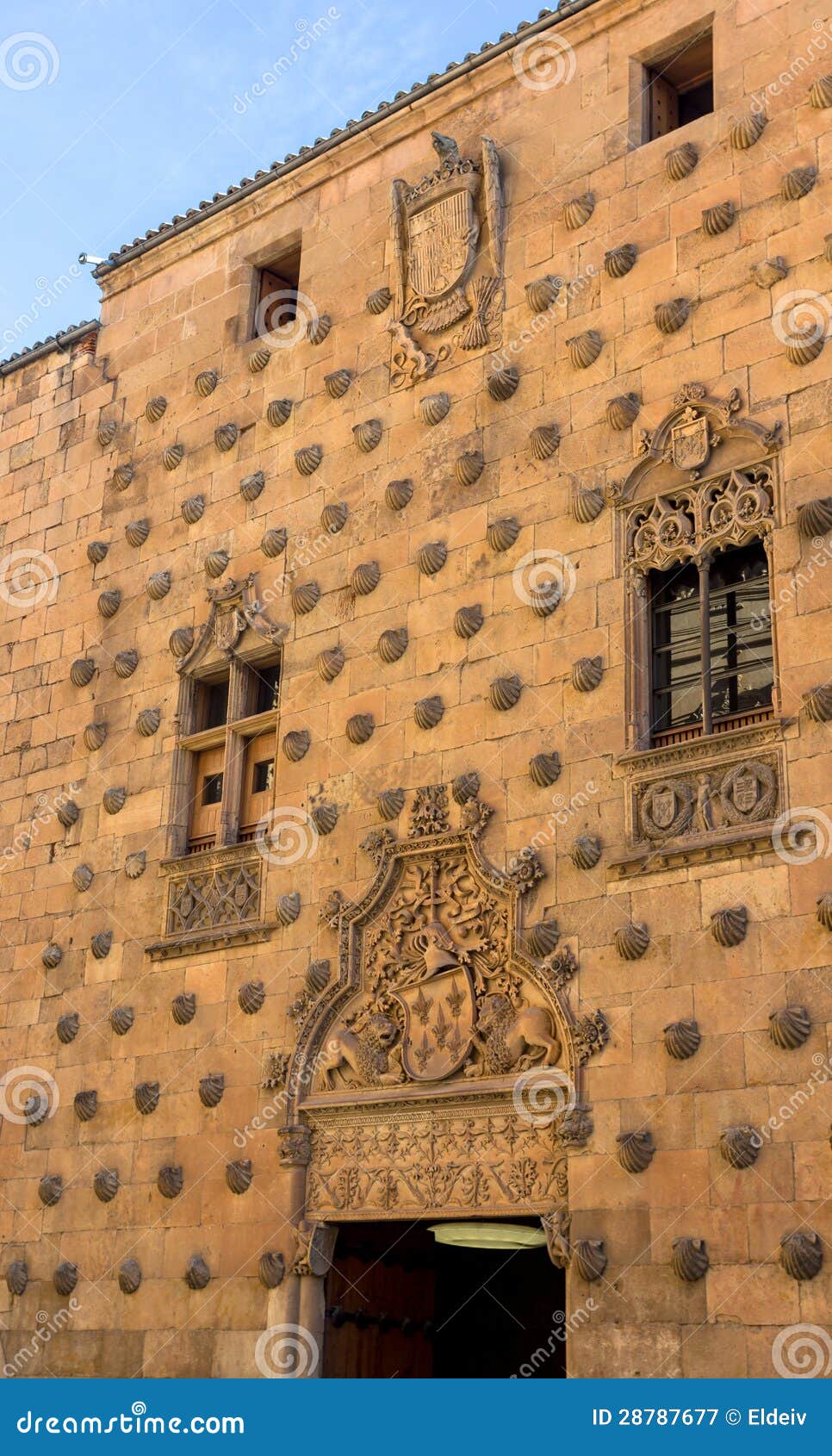 House of Shells stock image. Image of moorish, leon, gothic - 28787677