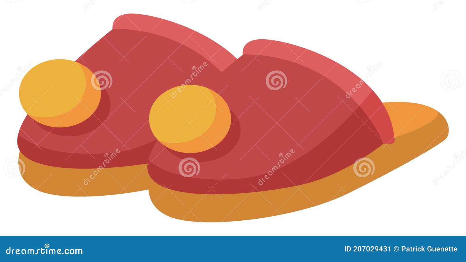 House Shoes, Illustration, Vector Stock Vector - Illustration of ...