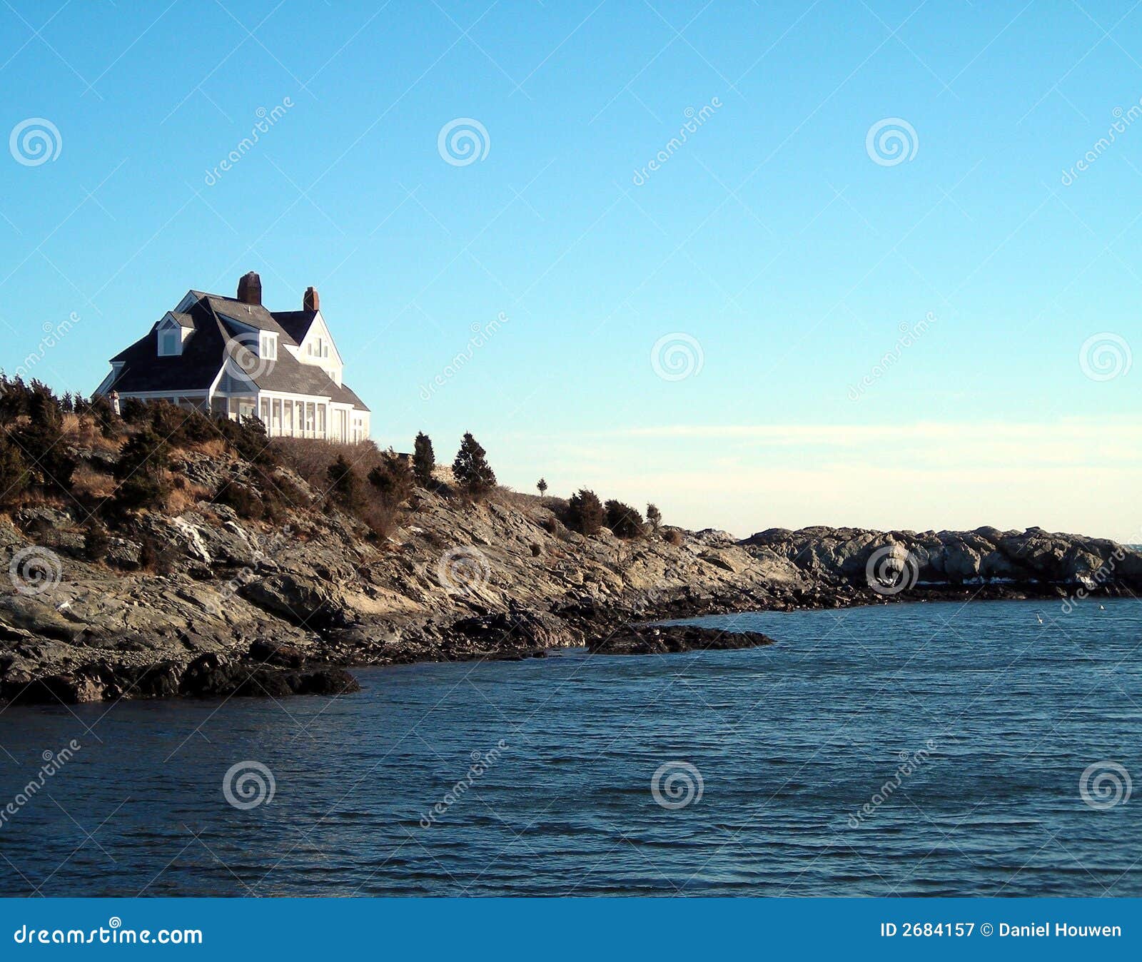 House by the Shore stock image. Image of rhode, newport - 2684157