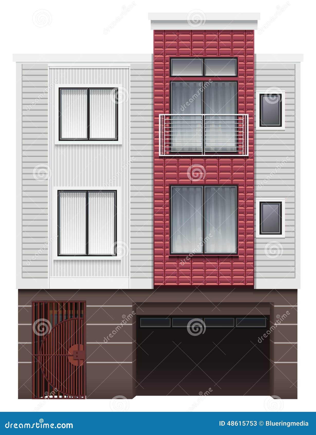 House stock vector. Illustration of design, home, drawing - 48615753