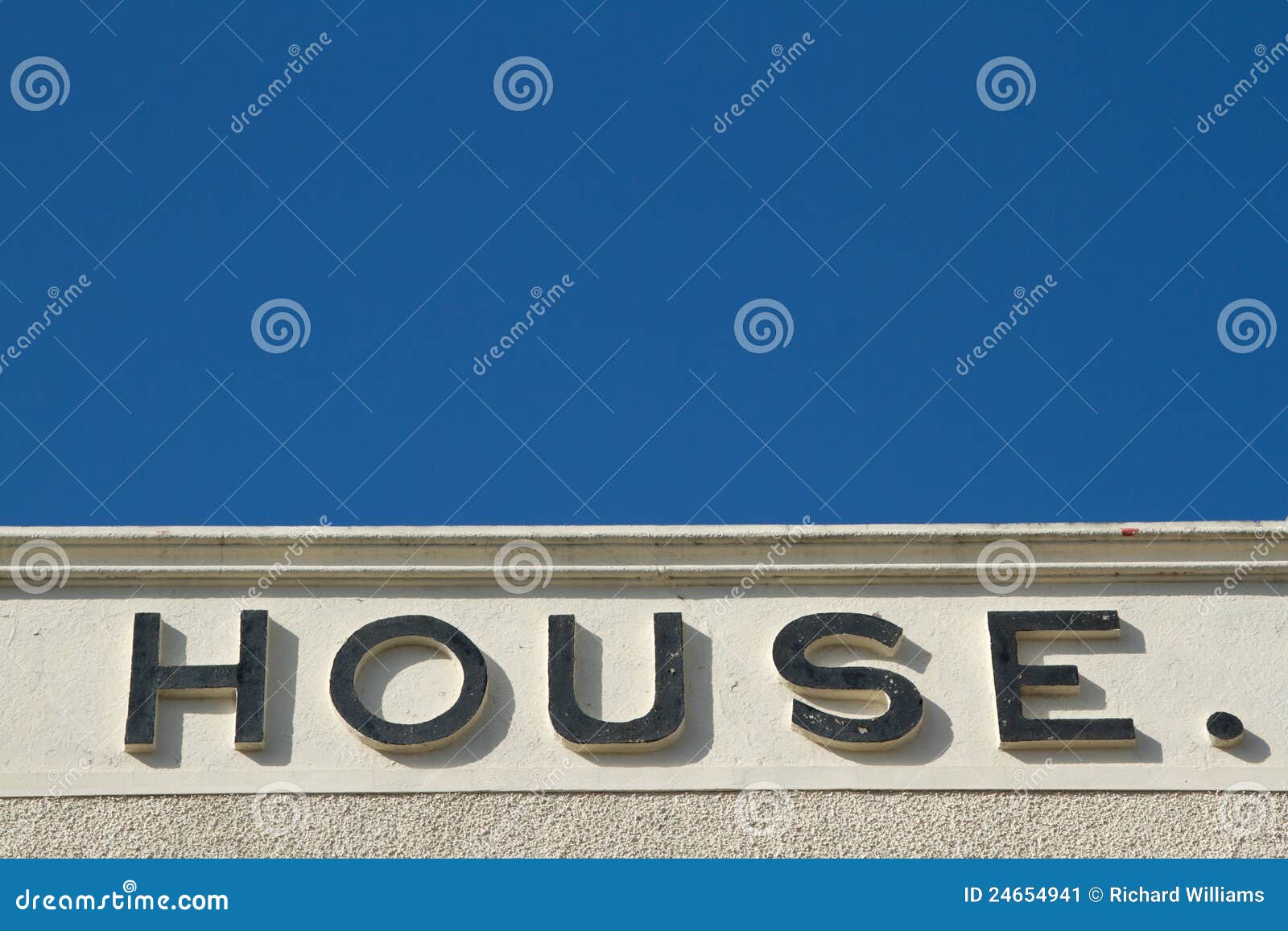 House sign. stock image. Image of moulded, beige, symbol - 24654941