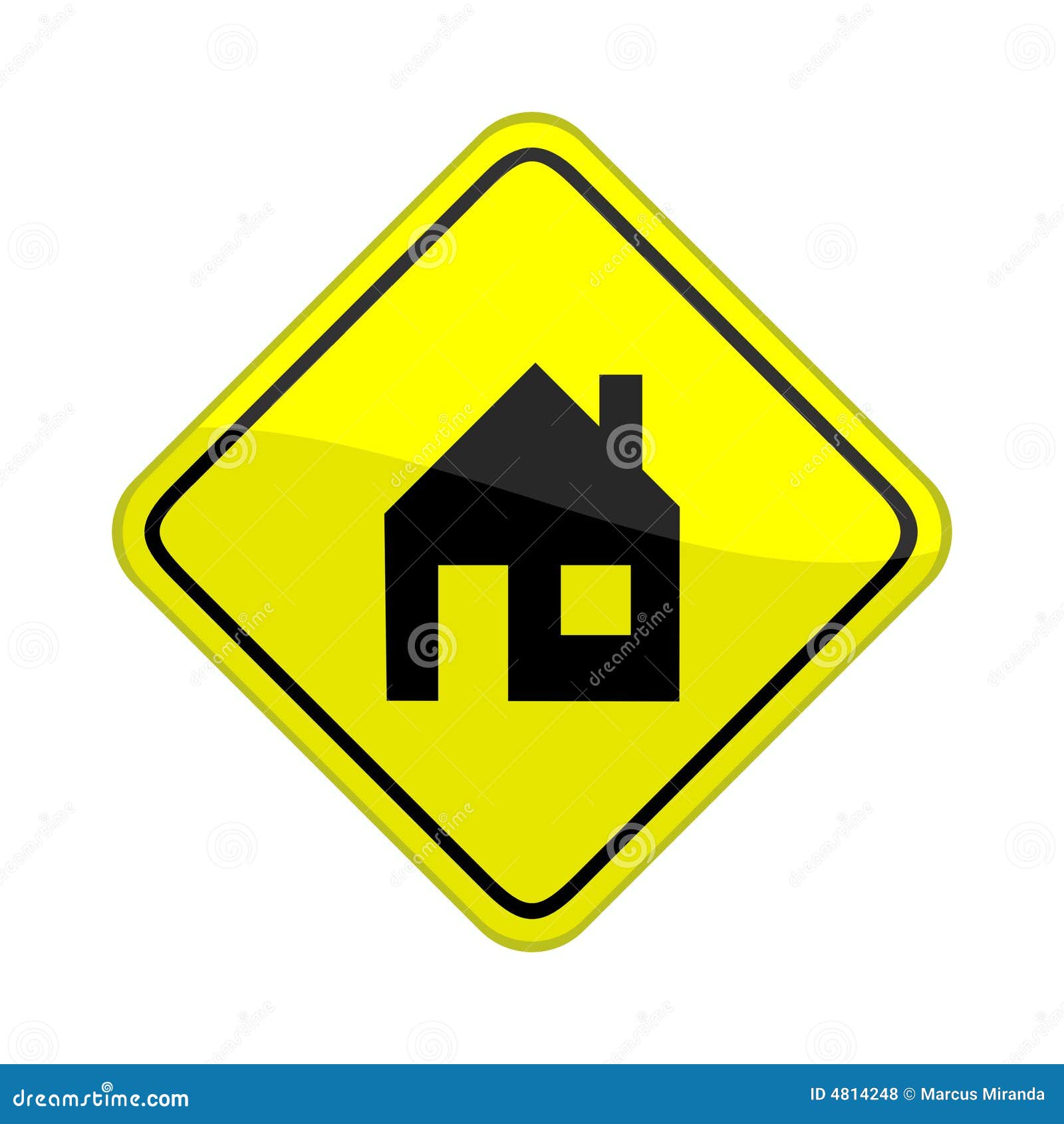 House sign stock vector. Illustration of shiny, sign, black - 4814248