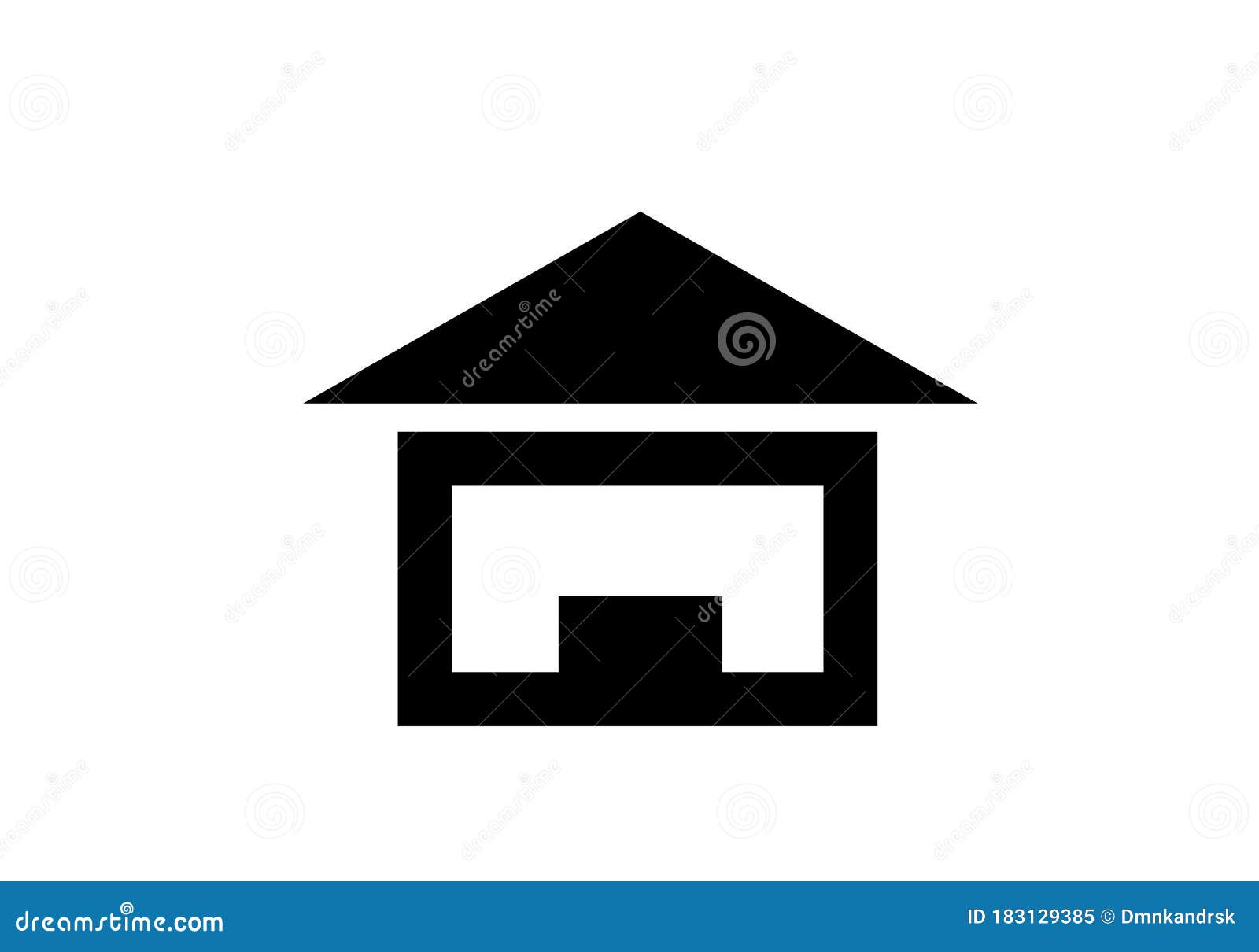 House Signal Building Shape Icon Symbol Stock Vector - Illustration of ...