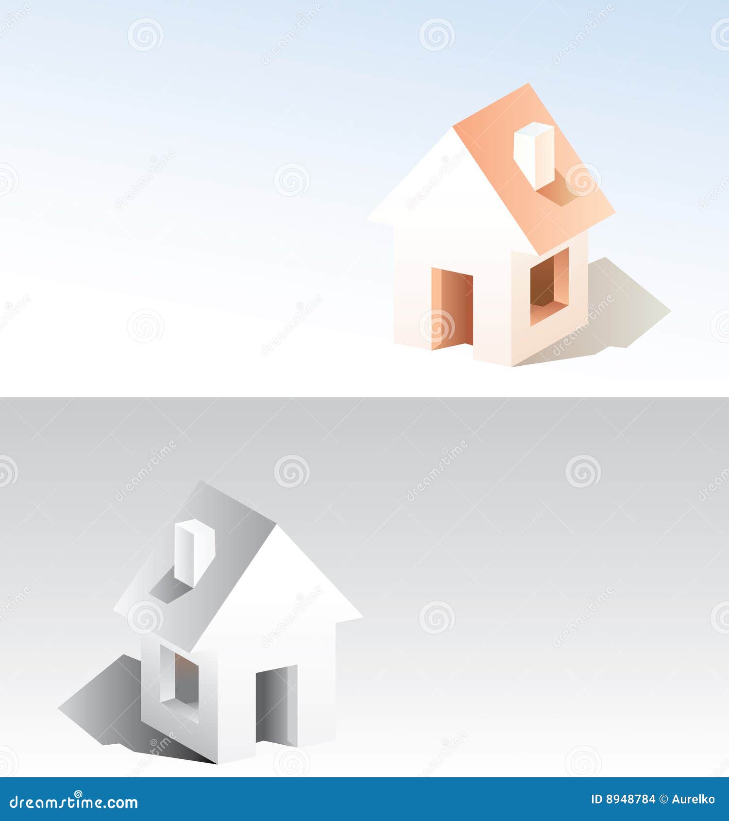 House simple stock vector. Illustration of design, structure - 8948784