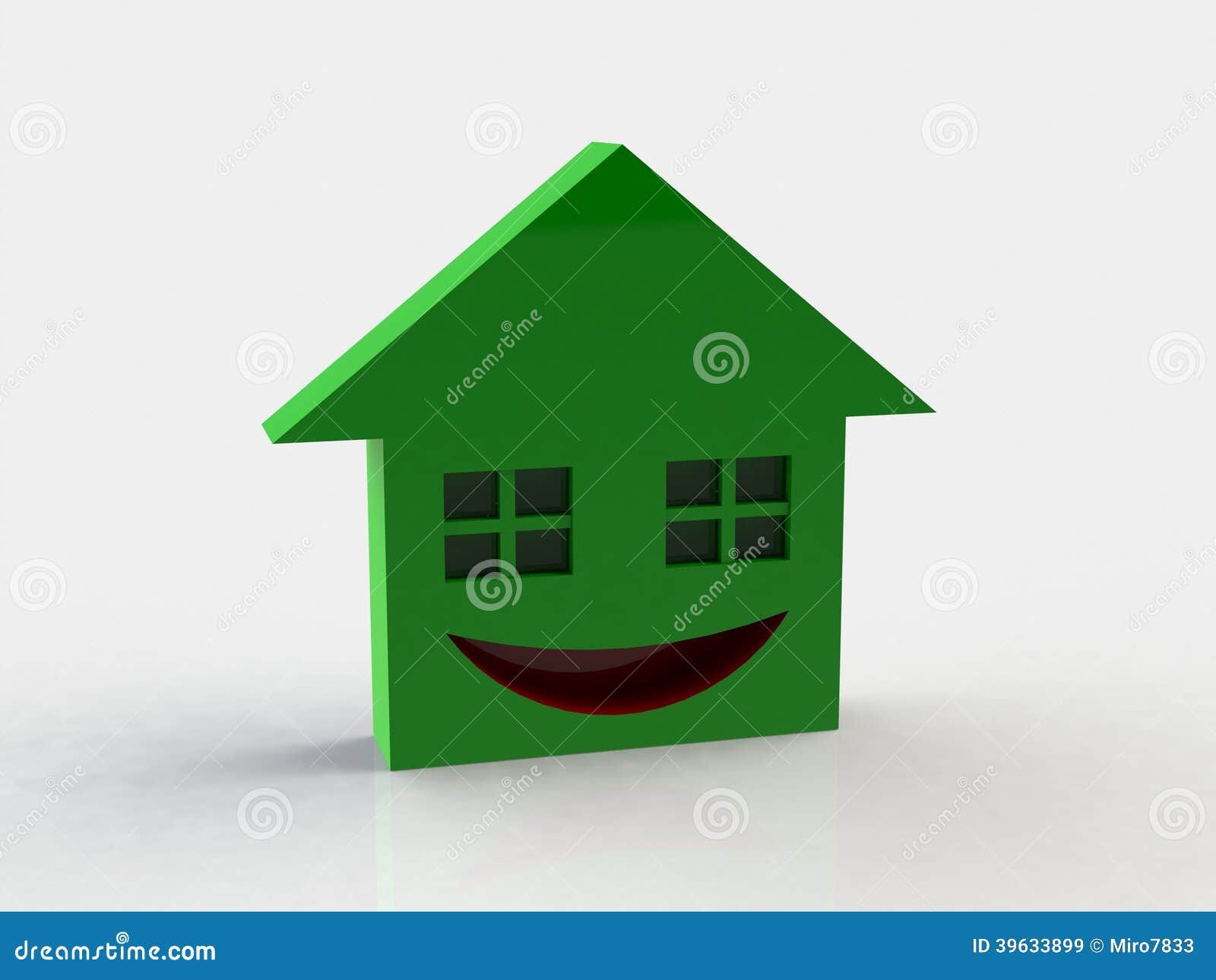 Cartoon Smiley House