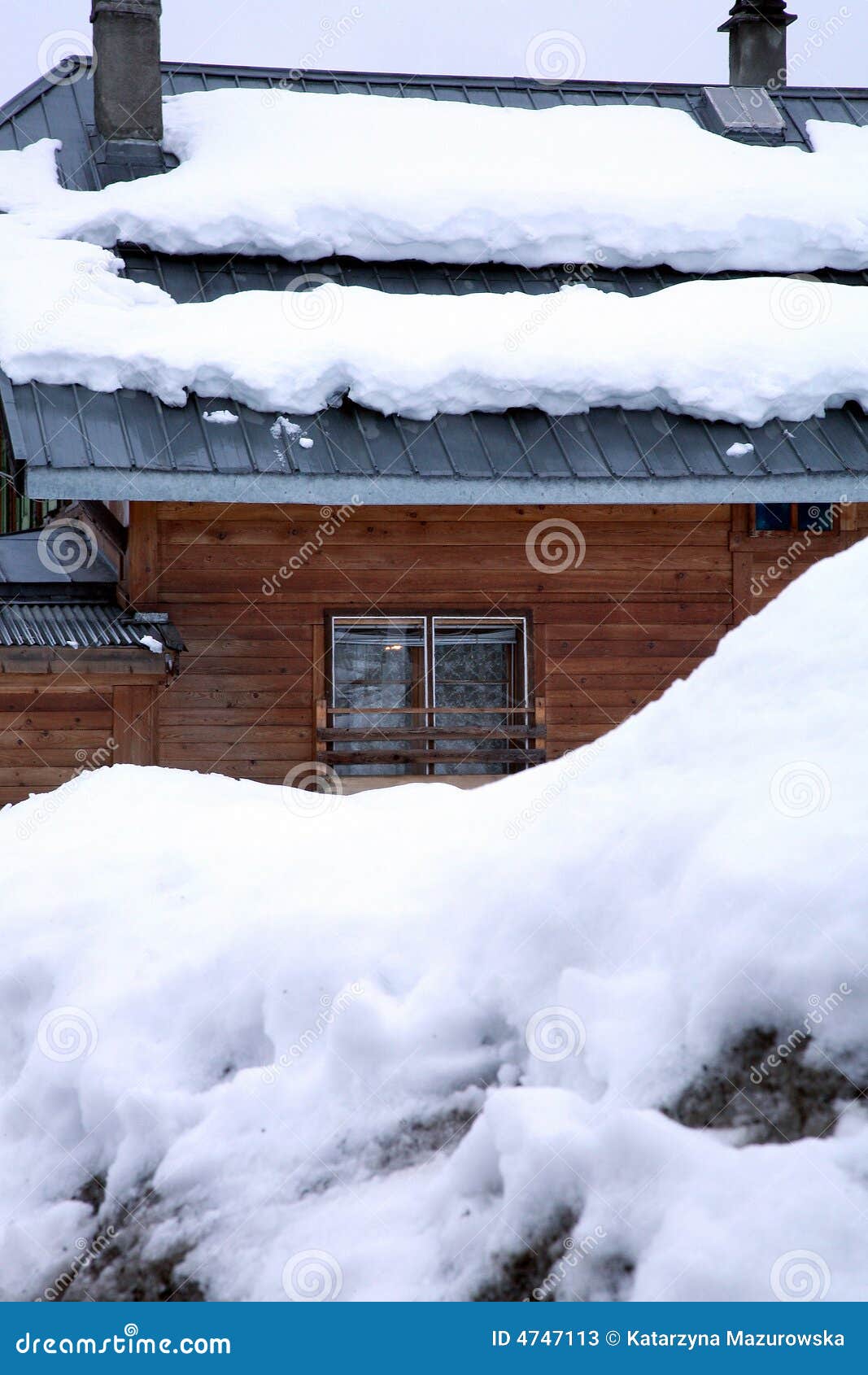 House in snow stock image. Image of building, idyllic - 4747113