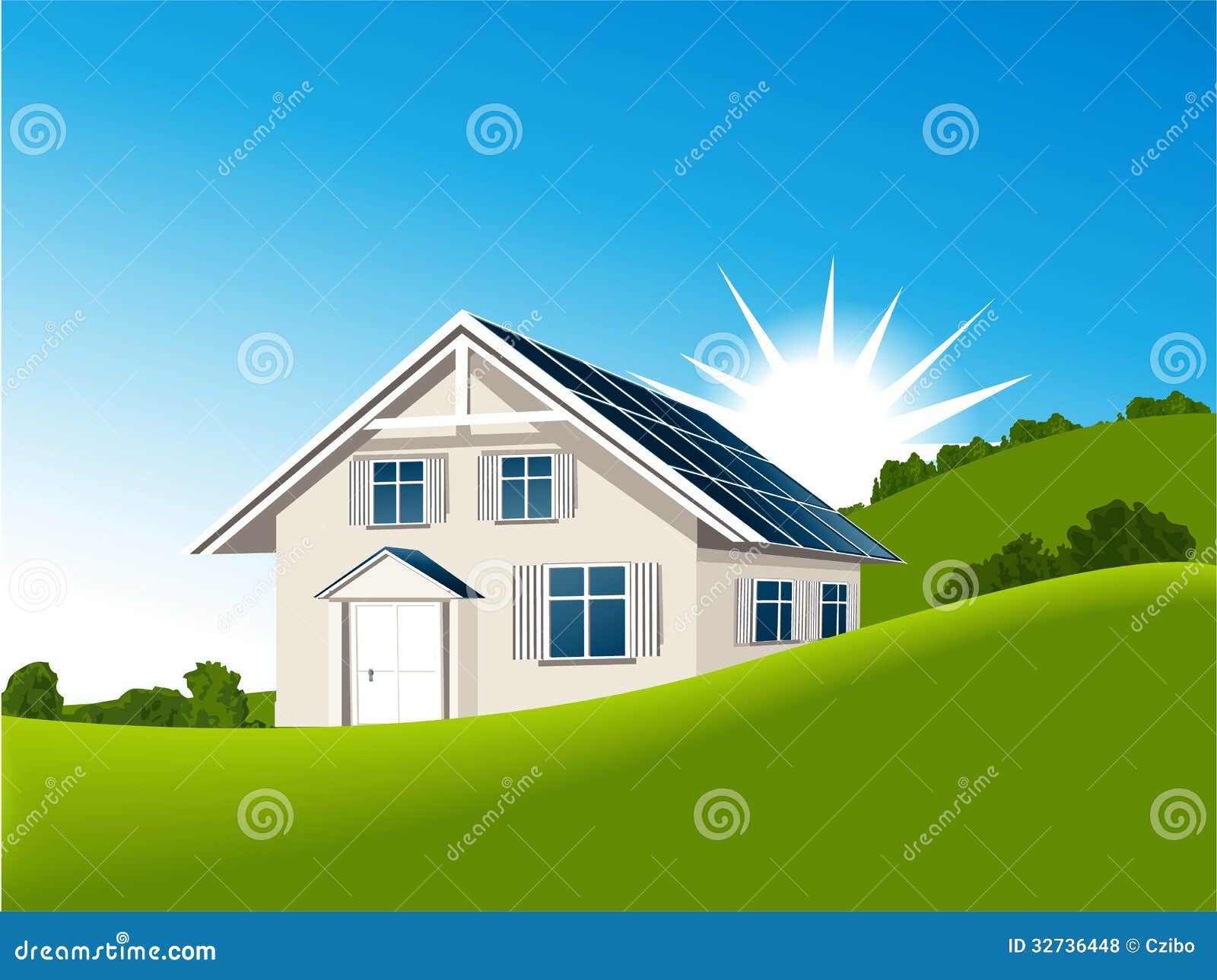 Solar Collectors Stock Illustrations – 51 Solar Collectors Stock ...