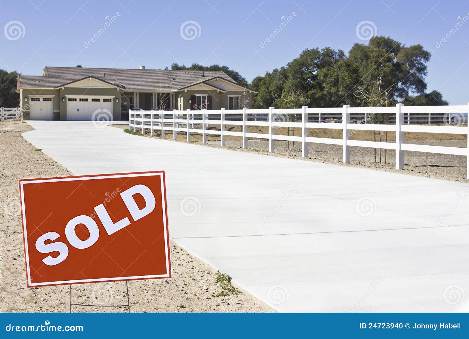 House is Sold stock photo. Image of advertise, estate - 24723940