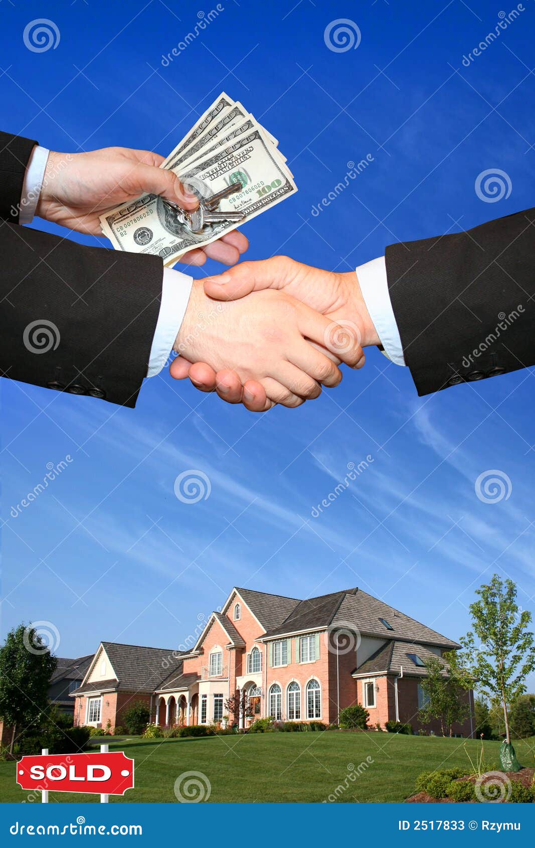 House sold stock image. Image of advertising, agent, finance - 2517833