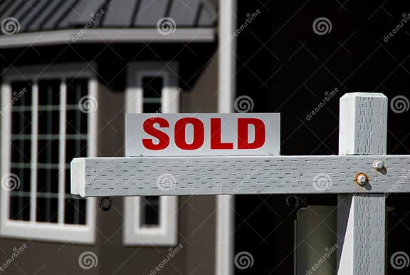 House sold stock photo. Image of subdivision, construction - 2648066