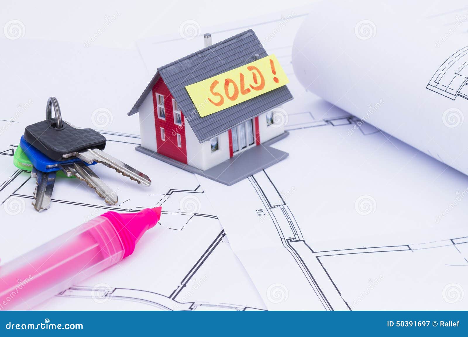 House sold stock image. Image of housing, sold, buyer - 50391697