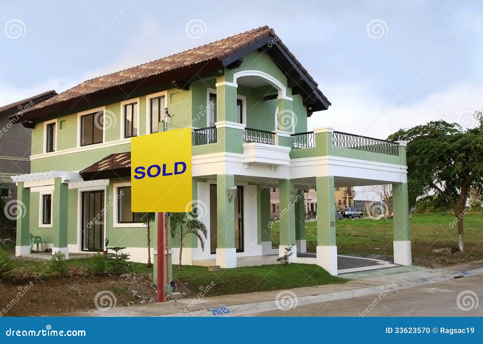 House is sold stock photo. Image of luxury, mortgage - 33623570