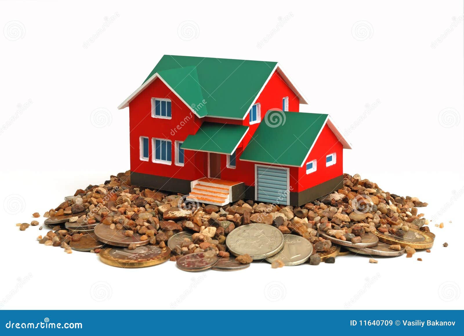 House on a Solid Foundation. Stock Image - Image of stairs, door: 11640709