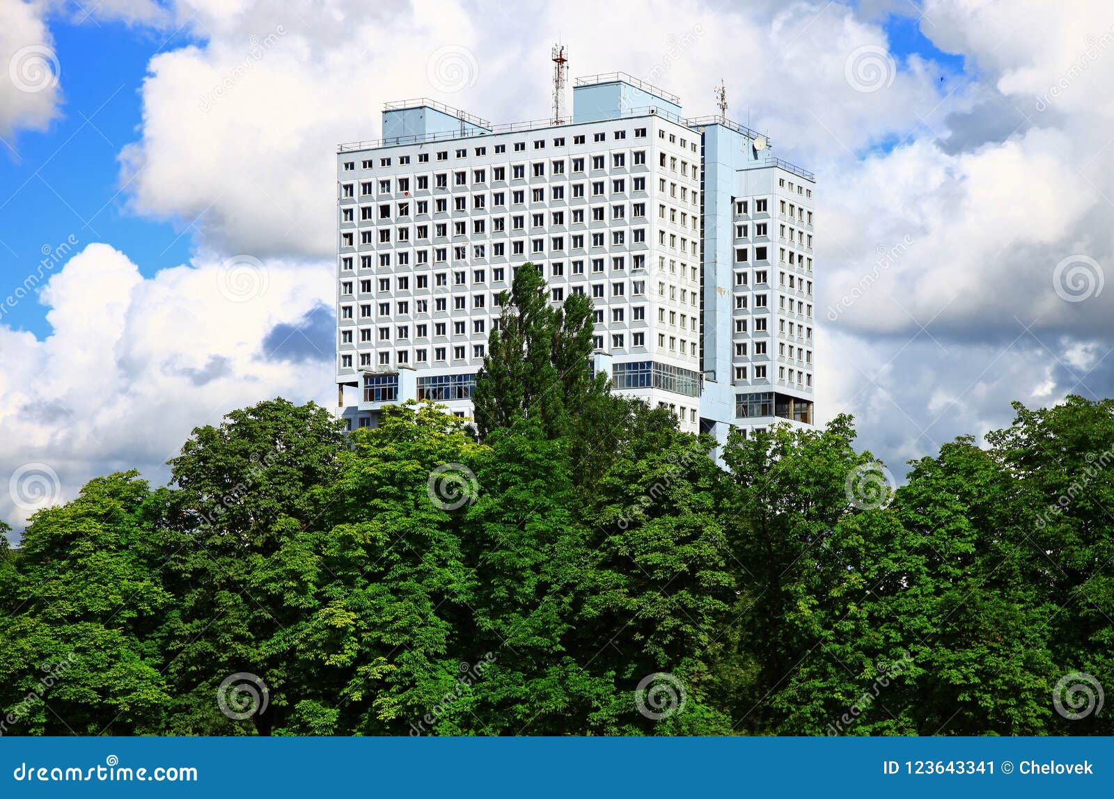 House of Soviets. Kaliningrad, Russia Stock Image - Image of facade ...