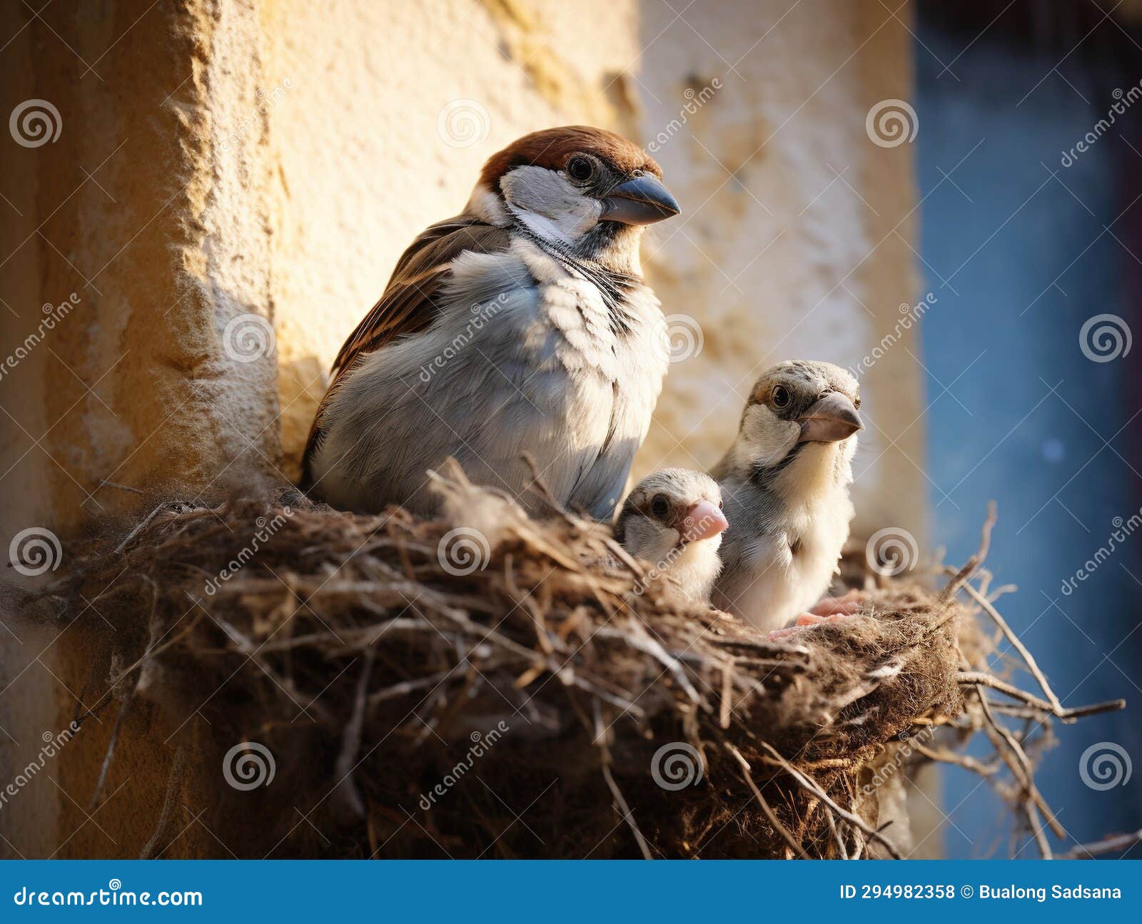 House Sparrow (Passer-domestics) Bird, Red Listed Bird Vector ...
